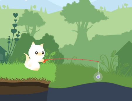 Cat Goes Fishing - Play Online Cat Goes Fishing on Game Comets